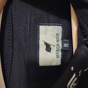 Maison Noir | Jackets & Coats | Maison Noir Graphic Denim Jacket | Poshmark